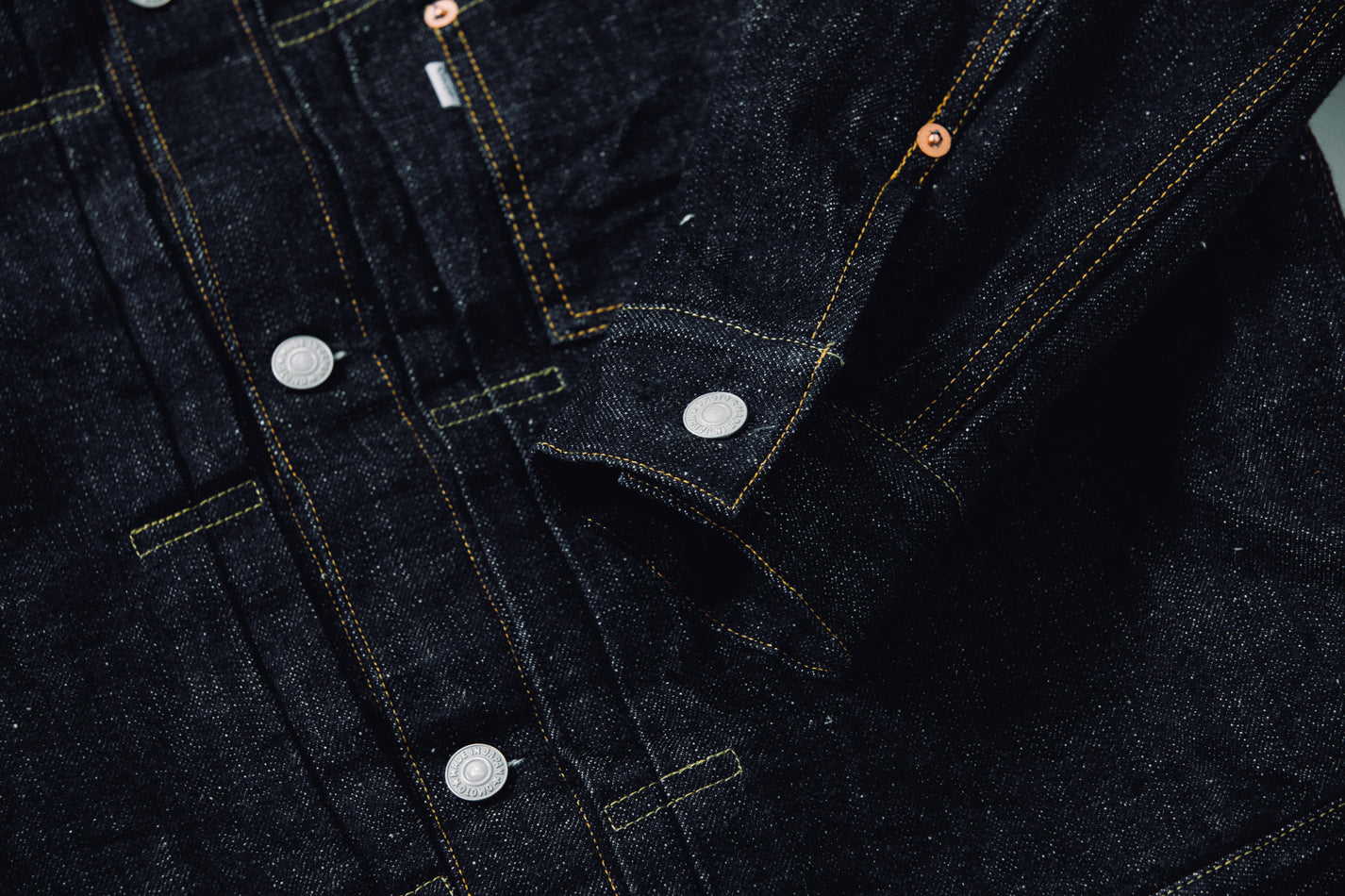 3111 15.5oz TYPE 1 SLUB-NEP DENIM JACKET – OMOTO official online