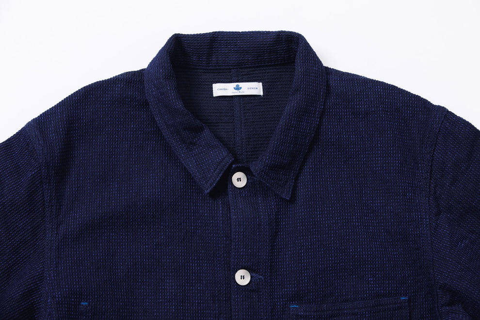 3720 12oz CUBE SASHIKO CHORE JACKET – OMOTO official online